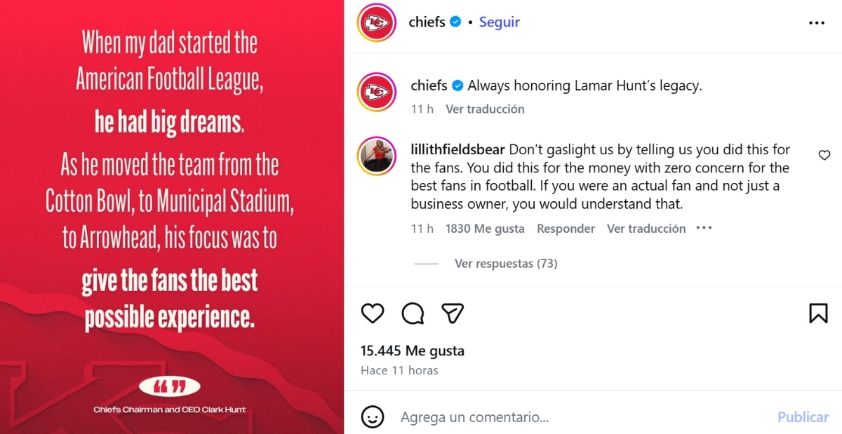 Kansas City Chiefs announce historic move