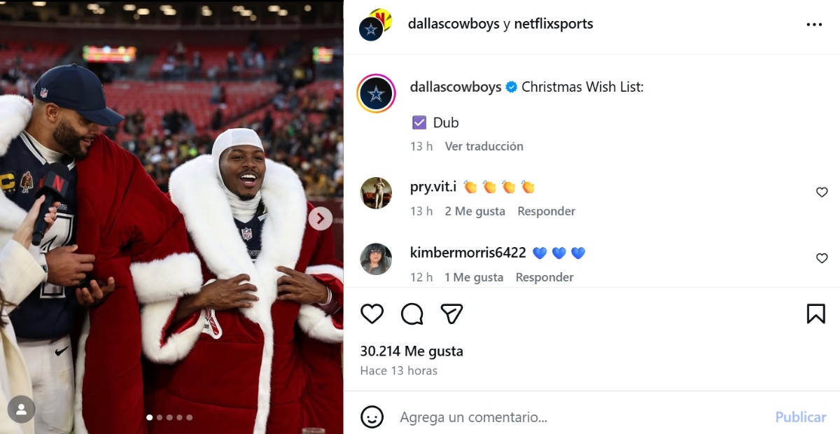 Dallas Cowboys kicks off Week 17