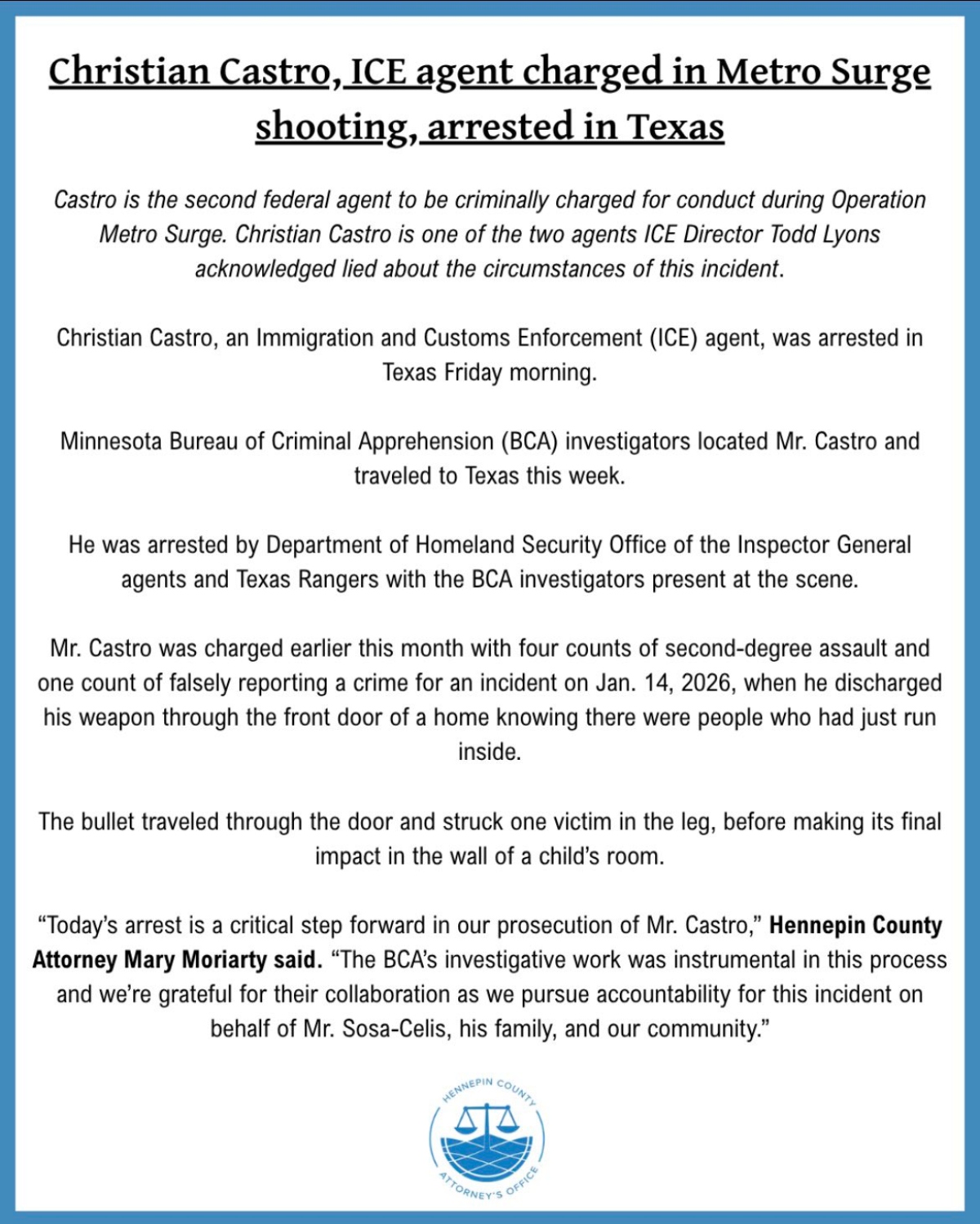 ICE Agent Arrested for Assaulting Venezuelan